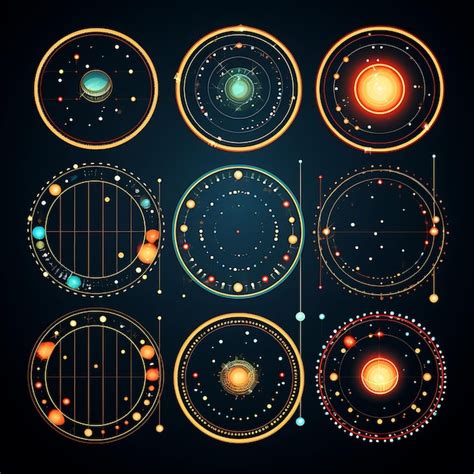 Premium Photo Design Of Space Borderline Planets Stars Rockets