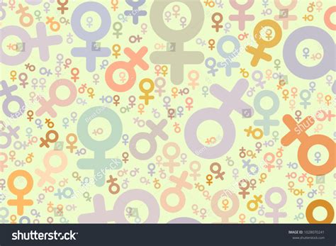 Conceptual Background Sign Male Female Design Stock Vector Royalty Free Shutterstock