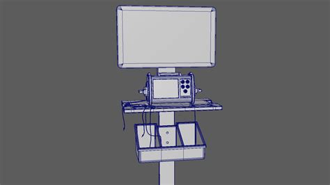 3d Ecg Machine Turbosquid 1809555