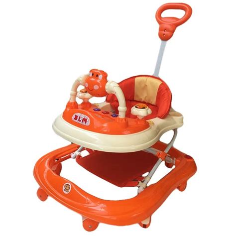 Psb Net รถหัดเดินเด็กหน้าฮิปโปlion สีส้ม Orange Shopee Thailand