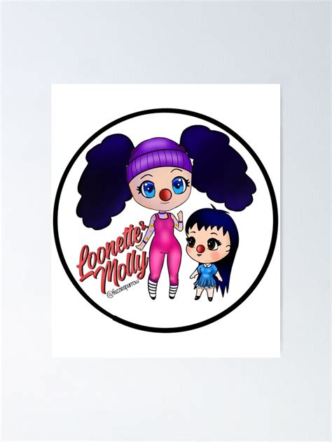 Loonette The Clown And Molly Poster For Sale By Teeabc Redbubble