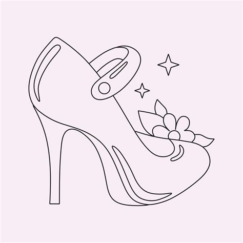 High Heels Shoes Vector Icon Filled Flat Sign For Mobile Concept And