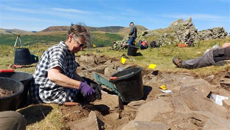 Who Are We Volunteers On The Tinnis Hill Fort Dig Cherry Dark Age Digs