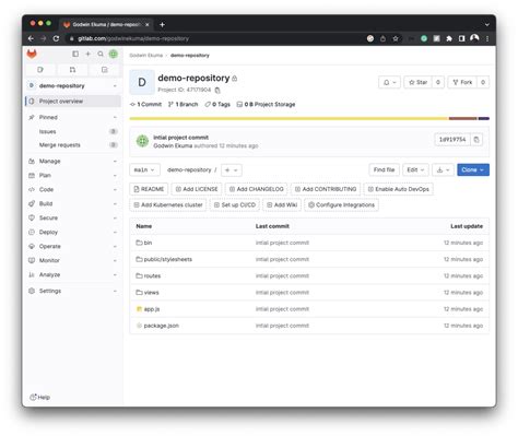 Gitlab にプロジェクトをプッシュする方法 Circleci
