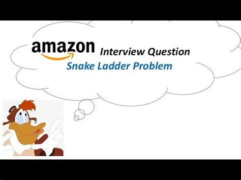 Amazon Interview Question Snake Ladder Problem Logicmojo YouTube