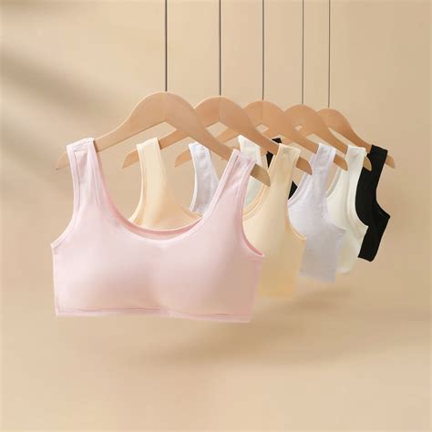 Gyratedream 3 Pack Big Girls Training Bras Stretch Vest Crop Cami
