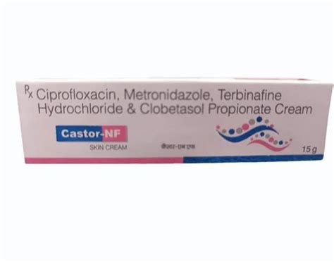 Ciprofloxacin Metronidazole Terbinafine Hydrochloride Clobetasol