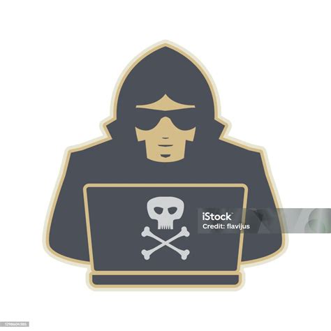 Hacker Mencari Di Laptop Ikon Matamata Atau Simbol Tanda Ilustrasi Stok Unduh Gambar Sekarang