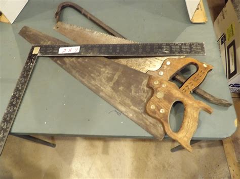 Lot Squard Crow Bar Handsaws