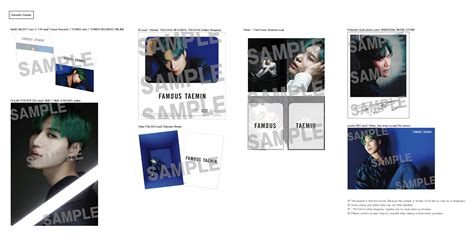 Taemin X™️ Concert And “famous” 3rd Jp Mini Album 828 Release Shinee Usa