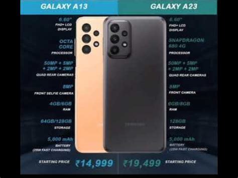 samsung galaxy A13 vs samsung galaxy A29#shorts - YouTube