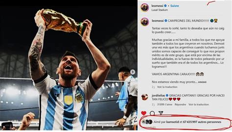 Qatar 2022 Lionel Messi A Battu Le Record De La Publication La Plus