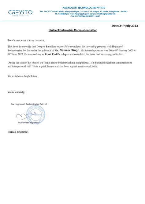 Deepak Patel On Linkedin Internshipcompletion Gratitude