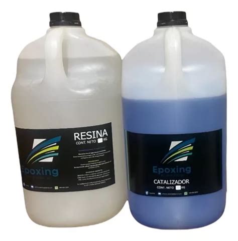 Resina Epoxica Premium 6kg Mesas De Rio Y Encapsulados Meses Sin