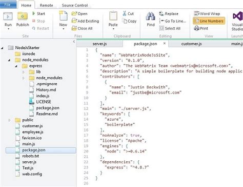 Nodejs Introduction Using Mean Stack With Webmatrix Codeproject