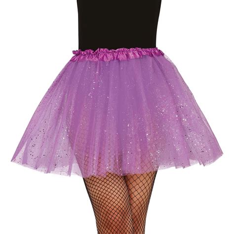 Lila Tyllkjol Med Glitter Partykungen