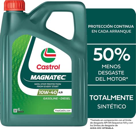Amazon Fr Castrol Magnatec 10w 40 A B Huile Moteur 4l
