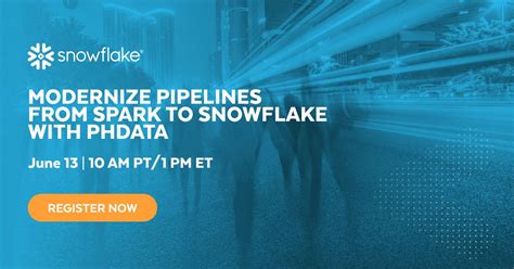 modernize pipelines from spark to snowflake with phdata kevin johnson