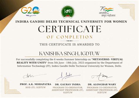 Kanishka Singh On Linkedin Completed 6 Weeks Summer Internship On