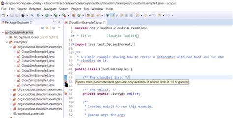 How To Install Cloudsim Using Eclipse Cloudsim Tutorials