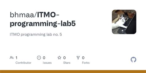 GitHub Bhmaa ITMO Programming Lab ITMO Programming Lab No