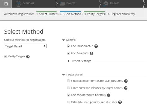 Registering With Survey Data In Scene Faro® Knowledge Base