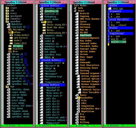How To Dock The Speedbar In Emacs Stack Overflow