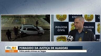 AL TV 1ª Edição Homem foragido da Justiça de Alagoas é preso no