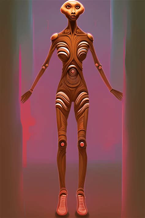 Segmented Body Alien · Creative Fabrica