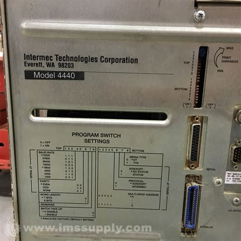Intermec Easycoder Model 4440 Direct Thermal Label Printer Ims Supply