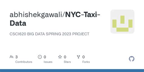 Github Abhishekgawali Nyc Taxi Data Csci Big Data Spring Project