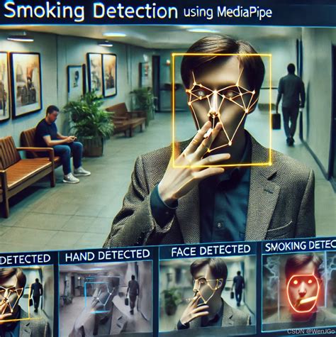 使用opencv和mediapipe库——抽烟检测（姿态监控） opencv ddddwjdddd 2048 ai社区