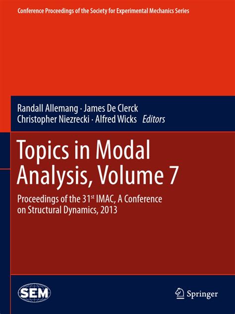 topics in modal analysis volume 7 pdf matrix mathematics
