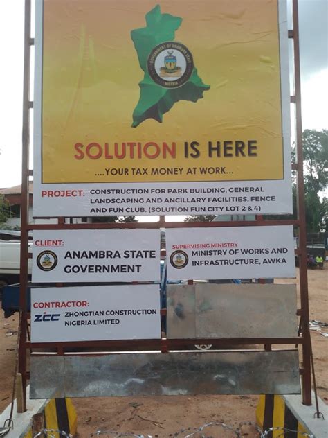 Construction Of Solution Fun City Awka Projects Kick Off By Gov Soludo