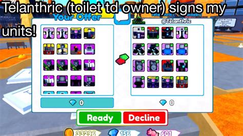 Telanthric Signed My Units Toilet Tower Defense Youtube