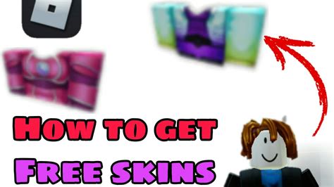 How To Get Free Skins In Roblox Roblox Youtube
