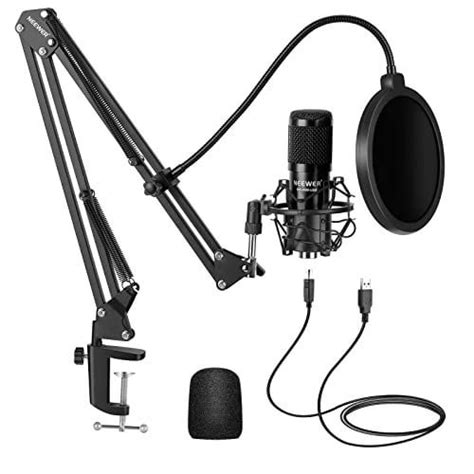 Amazon Neewer Usb Microphone Kit Plug And Play 192khz24 Bit