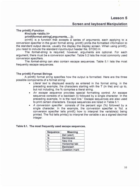 Icc 0102 Fundamentals Of Programming C Programming Lesson 5 Pdf