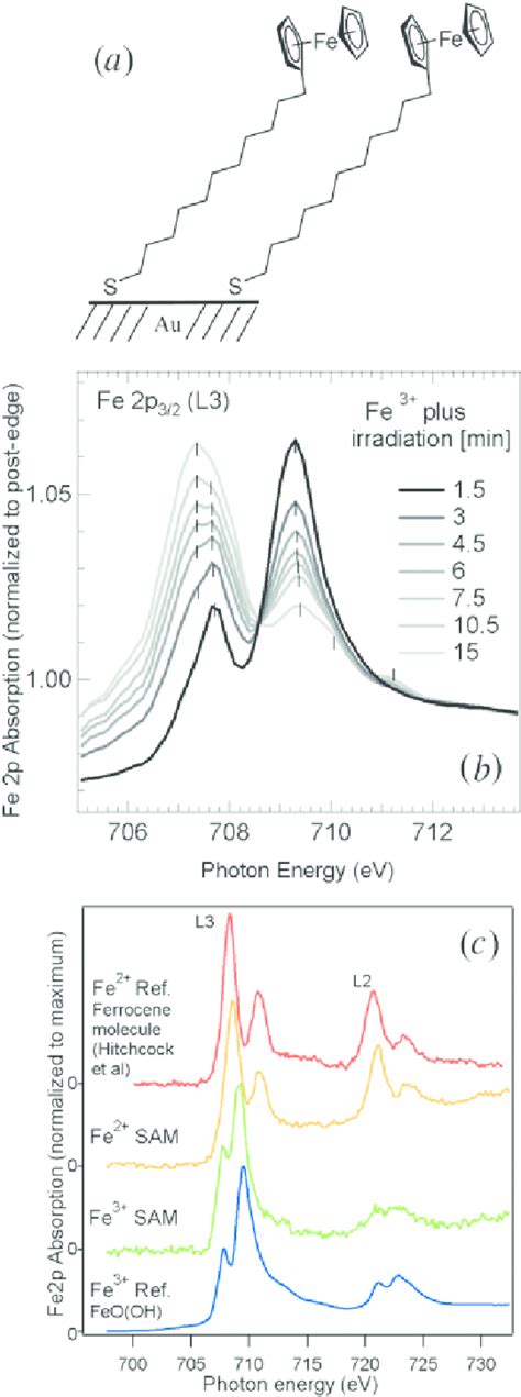Determination Of The Oxidation State Of Fe In A Selfassembled Monolayer Download Scientific