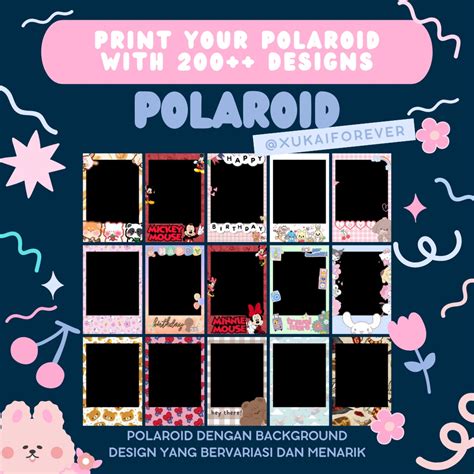 Jual CETAK POLAROID CUSTOM CUSTOM FOTO POLAROID JASA CETAK POLAROID