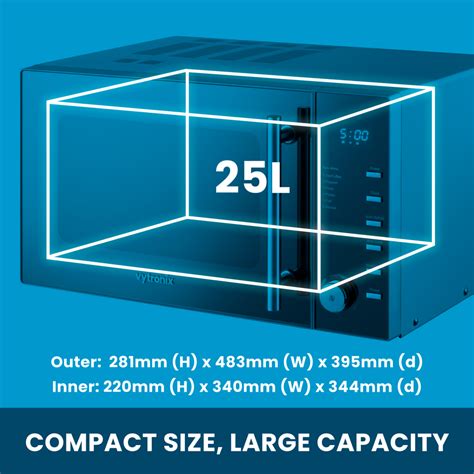 Vytronix Vy C900m 25l 900w Digital Microwave Oven