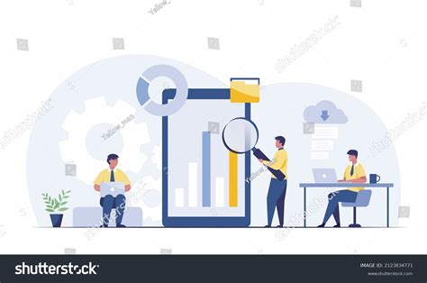 Digital Mobile Application Development Business Strategy Stock Vector