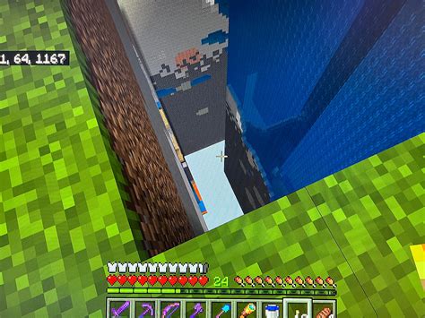Does Anyone Know What Causes These Random Chunks To Be Mined Out You Can Go Down In Them And