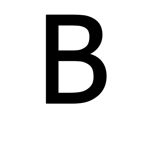 Letter B PNG