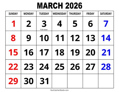 Navigating Time The Importance Of A March Printable Calendar In