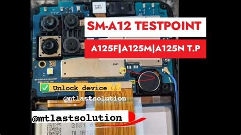 Samsung A12 Test Point Sm A125f A125 A12 Test Point Trending