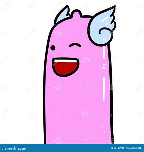Illustration Of Cartoon Cute Condom Stock Illustration Illustration