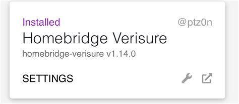 Bridged Accessory Is Not Reachable · Issue 115 · Ptz0nhomebridge Verisure · Github