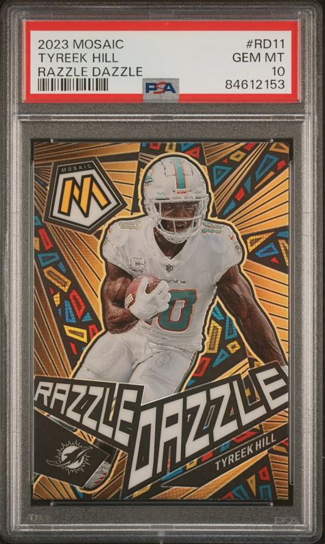 Tyreek Hill 2023 Mosaic Rd 11 Razzle Dazzle Ssp Price Guide