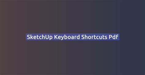 How To Duplicate An Object In Sketchup How To Sketchup